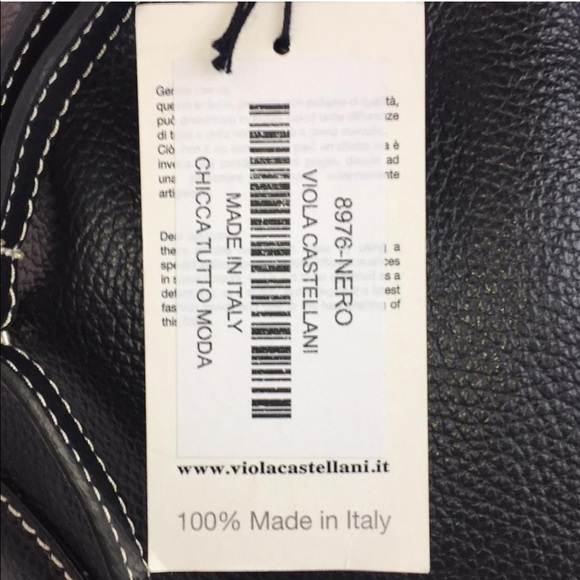 Viola Castellani | Bags | Viola Castellani Milano Made In Italy Tote ...